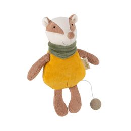 Sigikid Spieluhr Dachs in Gelb/Grau/Dachs | Gr.: onesize