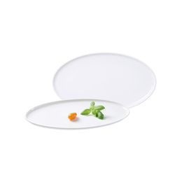 Ritzenhoff & Breker Ritzenhoff & Breker 2er Set Servierplatten Skagen 35,5 x 20 cm wei&szlig; in wei&szlig; | Gr.: onesize