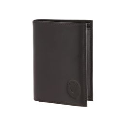 Oxmox Leather Geldb&ouml;rse RFID Schutz Leder 13 cm in braun-freedom lion | Gr.: onesize