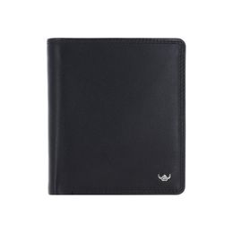 Golden Head Polo Geldb&ouml;rse RFID Schutz Leder 13 cm in schwarz | Gr.: onesize