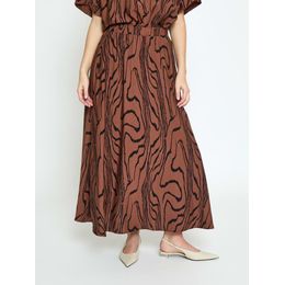Sel by peppercorn Peppercorn Skirt in Mink Brown Print | Gr.: 36