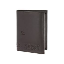 Oxmox Leather Geldb&ouml;rse RFID Schutz Leder 13 cm in braun-jumping jack 2.0 | Gr.: onesize