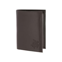 Oxmox Leather Geldb&ouml;rse RFID Schutz Leder 13 cm in braun-turtle 2.0 | Gr.: onesize
