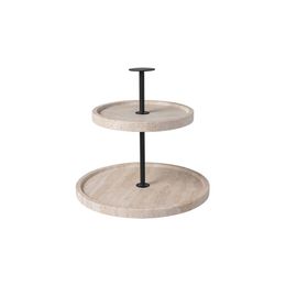 Villeroy & Boch Villeroy & Boch Etagere Manufacture Travertine &oslash; 24,5 cm beige in beige | Gr.: onesize