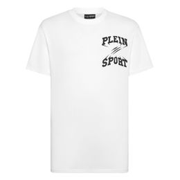 Plein Sport Herren T-Shirt "Rundhals-T-Shirt", schwarz-wei&szlig;, Gr. XL, Obermaterial: 100% Baumwolle, Shirts