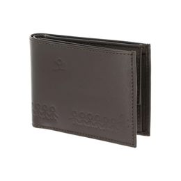 Oxmox Leather Geldb&ouml;rse RFID Schutz Leder 11 cm in braun-jumping-jack | Gr.: onesize