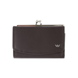 Golden Head Polo Geldb&ouml;rse RFID Leder 12 cm in dunkelbraun | Gr.: onesize