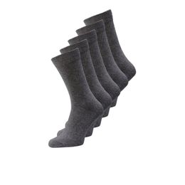 Jack & Jones Jack & Jones 5er-Pack Socken in Dark Grey Melange | Gr.: onesize