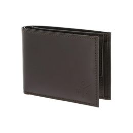 Oxmox Leather Geldb&ouml;rse RFID Schutz Leder 11 cm in braun-ox 2.0 | Gr.: onesize