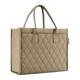 Reisenthel Handtasche Daily Shopper Business in Rhombus Olive | Gr.: onesize