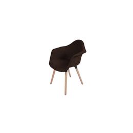 Kayoom Stuhl Winston 110 2er-Set in braun | Gr.: onesize