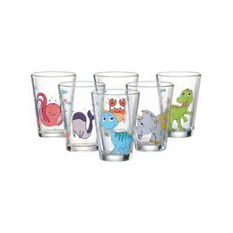 Ritzenhoff & Breker Ritzenhoff & Breker 6er Set Kindergl&auml;ser Dino und Meerestiere 200 ml in bunt | Gr.: onesize