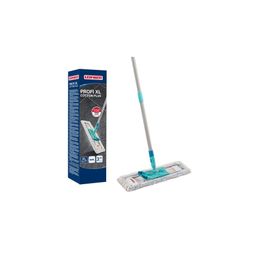 Leifheit Bodenwischer Profi XL cotton plus t&uuml;rkis grau wei&szlig; 48,0 x 16,0 x 146,0 cm | Gr.: onesize
