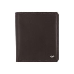 Golden Head Polo Geldb&ouml;rse RFID Leder 10 cm in dunkelbraun | Gr.: onesize