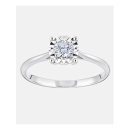 Diamant L'&eacute;ternel Ring aus 750 Wei&szlig;gold mit 0.29 Karat Diamant | Gr.: 58