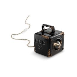 Licht-Erlebnisse Tischlampe (B)15.5 x (L)18 x (H)20 cm in Schwarz Shabby Antik | Gr.: onesize