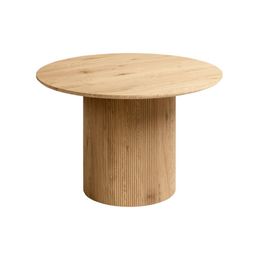 Beliani Esszimmertisch SHEHO in Braun - (W) 120 x (H) 75 x (L) 120 cm | Gr.: onesize