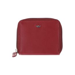 Golden Head Polo Geldb&ouml;rse RFID Schutz Leder 10 cm in rot | Gr.: onesize
