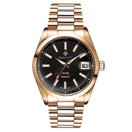 Gant Quarzuhr f&uuml;r M&auml;nner Eastham Goldfarben/Schwarz | Gr.: onesize