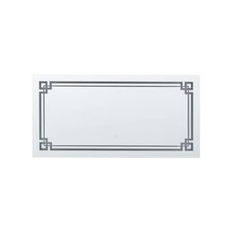 Beliani Badezimmerspiegel AVRANCHES in Silber - (W) 120 x (H) 60 x (L) 4 cm Horizontal | Gr.: onesize