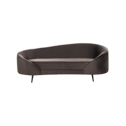 Beliani 3-Sitzer Sofa SAVAR in Braun/Schwarz - (W) 183 x (H) 75 x (L) 85 cm | Gr.: onesize