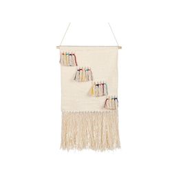 Beliani Wandbehang BUREWALA in Beige - (W) 46 x (H) 108 x (L) 1 cm Vertikal | Gr.: onesize
