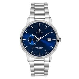 Gant Herren-Armbanduhr Quarz East Hill Stahl/Blau | Gr.: onesize