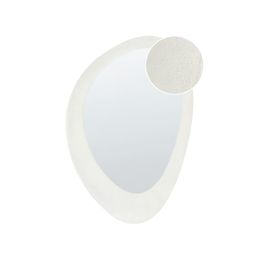 Beliani Wandspiegel AUDES in Wei&szlig; - (W) 60 x (H) 90 x (L) 4 cm Vertikal | Gr.: onesize