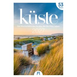 Ackermann Kunstverlag Kalender - K&uuml;ste Wochenkalender 2027 | Gr.: onesize