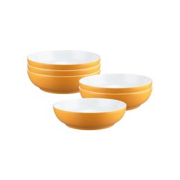 Seltmann Weiden 6er Set Foodbowls Liberty Pure Colors &oslash; 25 cm in Mango Orange | Gr.: onesize