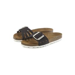 ELBSAND Pantolette 'Sandale, Mule, offener Schuh, Sommerschuhe, Lederpantolette' grau Gr. 42 f&uuml;r Damen