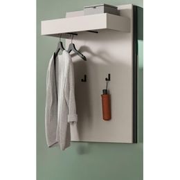 Inn.Furn Garderobenpaneel in kaschmir 75 x 706 cm, Flurgarderobe mit Kleiderstange | Gr.: onesize
