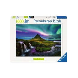 Ravensburger Puzzle 1.000 Teile Nordlichter &uuml;ber Kirkjufell in bunt | Gr.: onesize