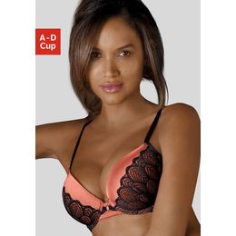 Lascana Push-up-BH 'Belinda' mehrfarbig Gr. 80C. Mit Integriertem Kissen und mit B&uuml;gel