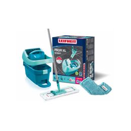Leifheit Set Wischtuchpresse Profi XL mobile duster static t&uuml;rkis 50,0x28,7x146,0cm | Gr.: onesize