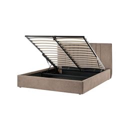 Beliani Doppelbett TARASCON in Beige - (W) 178 x (H) 103 x (L) 214 cm | Gr.: onesize