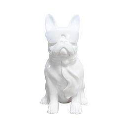 Kayoom Skulptur Bulldog 125 in wei&szlig; | Gr.: onesize