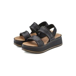 Lascana Plateausandaletten 'Sommerschuh, Sandale, Sandalette, offener Schuh, Plateausandale,' schwarz Gr. 36 f&uuml;r Damen. Nachhaltig.