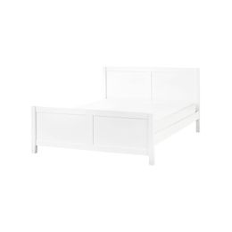 Beliani Doppelbett CHAMPAGNAT in Wei&szlig; - (W) 166 x (H) 100 x (L) 212 cm | Gr.: onesize