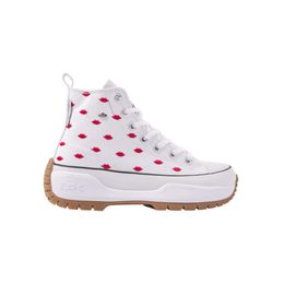 British Knights Sneaker Kaya mid fly in weiss/rote lippen | Gr.: 39