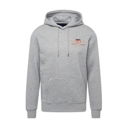 Gant Sweatshirt male size XXXL Navy / yellow gold / mottled grey / Red