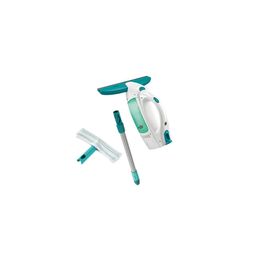 Leifheit Set Fenstersauger Dry&Clean Stiel und Einwascher wei&szlig; t&uuml;rkis 31,2x28,2x15,0cm | Gr.: onesize
