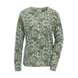 Madeleine Mode Madeleine Pullover Damen Gr&ouml;&szlig;e L/XL hellgr&uuml;n / perlwei&szlig;