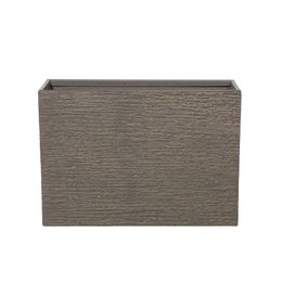Beliani Outdoor Blumentopf EDESSA in Braun - (W) 80 x (H) 56 x (L) 34 cm | Gr.: onesize