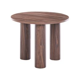 Beliani Couchtisch SENOIA in Braun - (W) 60 x (H) 46 x (L) 60 cm | Gr.: onesize