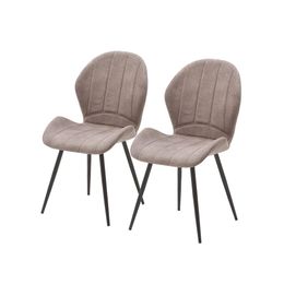 home24 Esszimmerstuhl Liena in Vintage Sand | Gr.: onesize