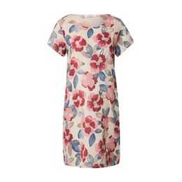 ZABAIONE Kleid 'Is44iaa' Damen Gr&ouml;&szlig;e 36 hellbeige / blau / rosa / dunkelpink Sommerkleid