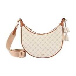 JOOP! JOOP Damen Schultertasche "cortina 1.0 shoulderbag mvz", beige, Lederimitat, Taschen, Damen Handtasche mit abnehmbarem und verstellbarem