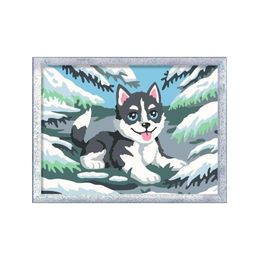 Ravensburger Kreativit&auml;t Frecher Husky in bunt | Gr.: onesize