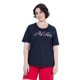 Ulla Popken Shirt in marine | Gr.: 46-48